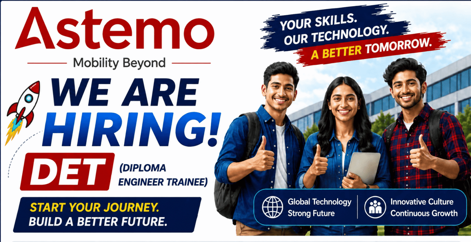 Astemo India Walk-in Interview 2026 - Engg Job Alert